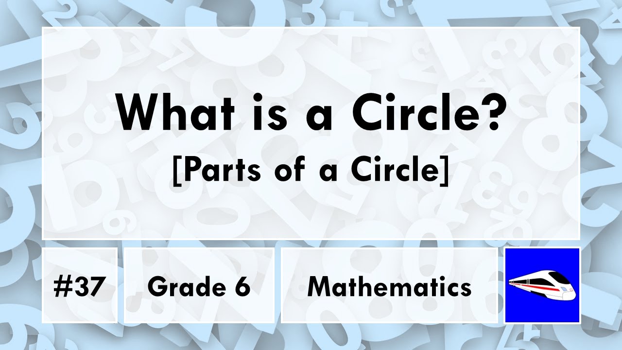 Circles | Parts of a Circle | Grade 6 - YouTube