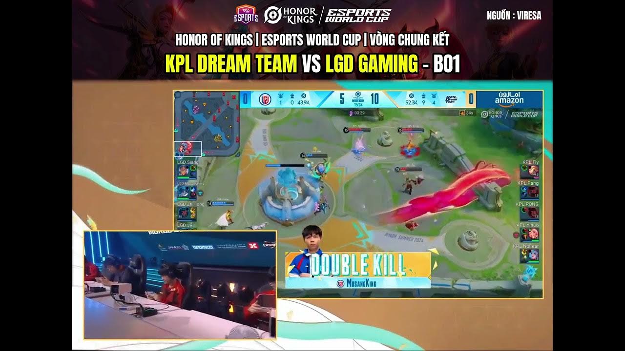 HONOR OF KINGS | EWC | VÒNG BÁN KẾT | KPL DREAM TEAM VS LGD GAMING - BO1 - YouTube