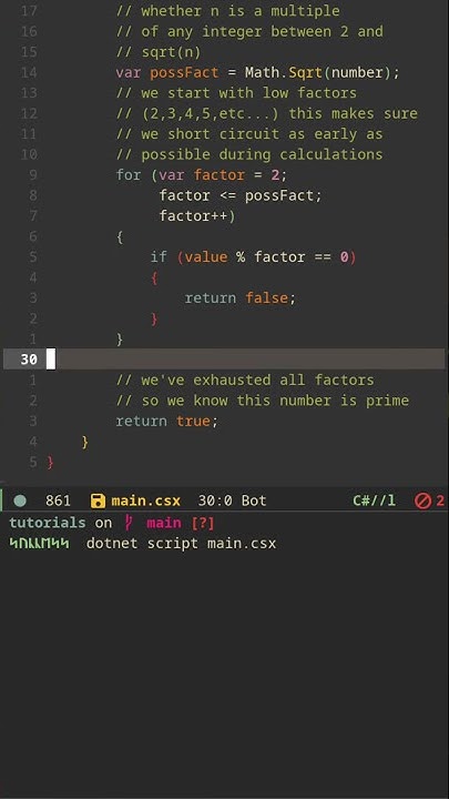 C# Prime Numbers demonstration - YouTube
