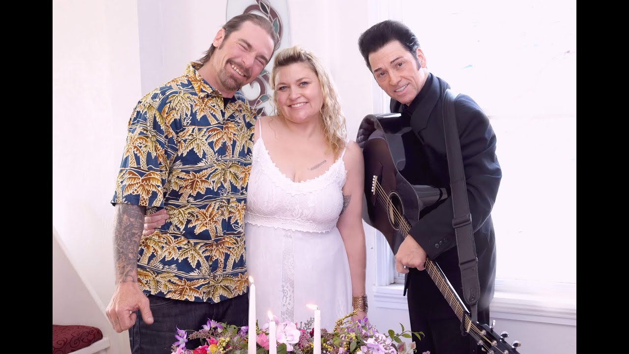 Our Johnny Cash Wedding In Las Vegas Cupids Wedding Chapel Lucas ...
