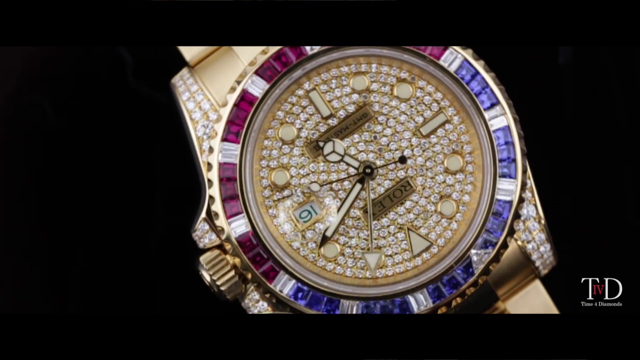 High End Custom Luxury Watches With Diamonds Set Including #Rolex ...