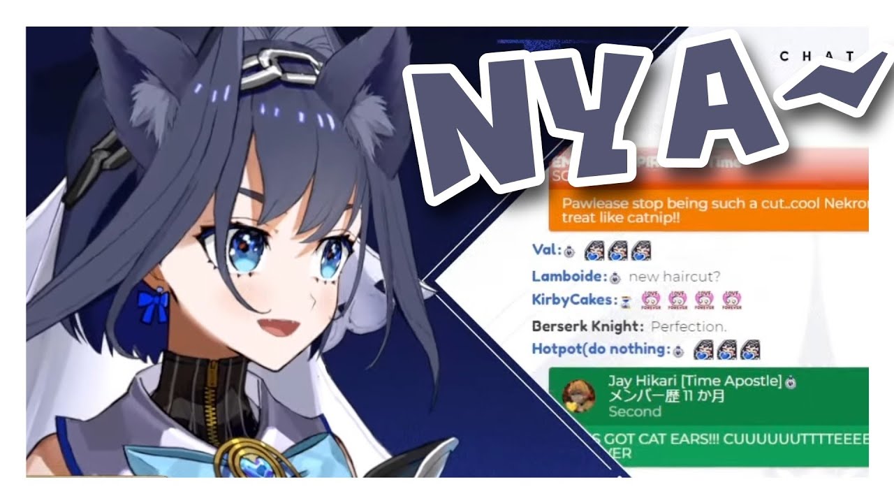 Kronii with CAT EARS just TOO POWERFUL 【Hololive】 - YouTube