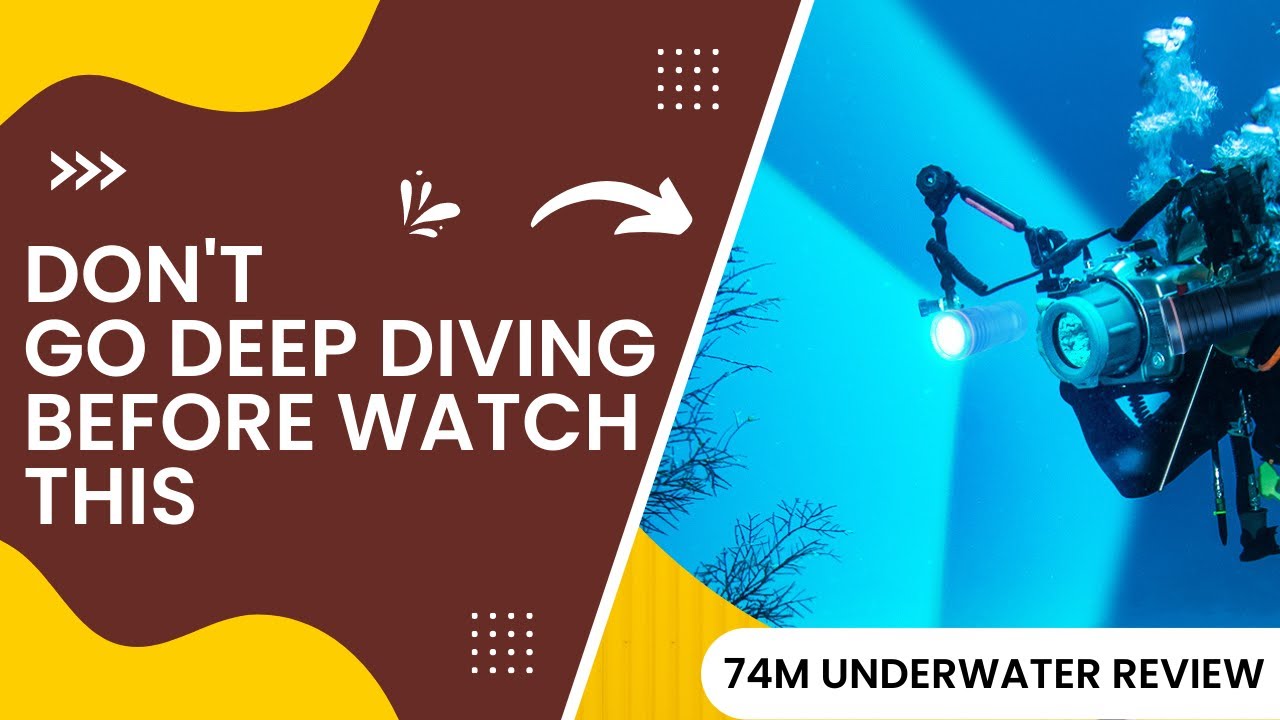 Underwater Diving fill Light | TrustFire DF50 Diving Flashlight Video ...