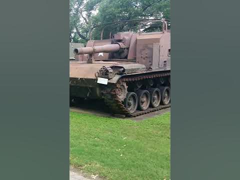 Cool M44 self propelled howitzers USA army - YouTube