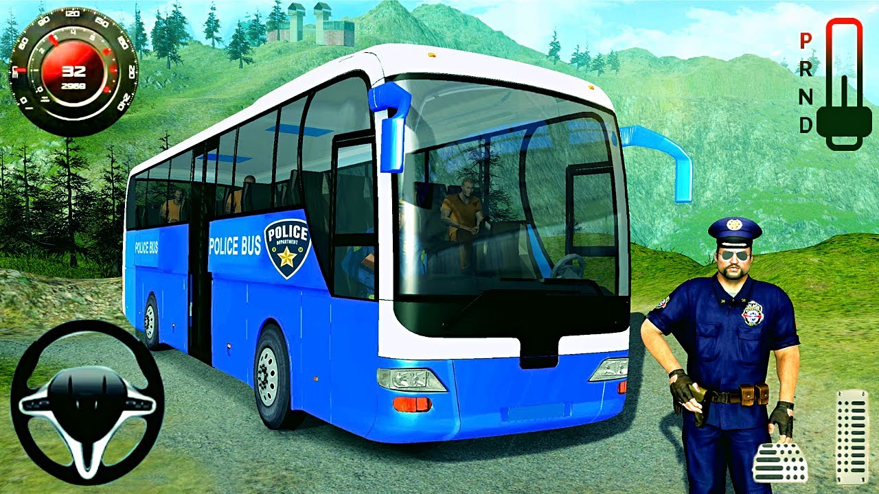 Offroad Police Bus Driving Game - Prisoner Transport Duty Drive ...