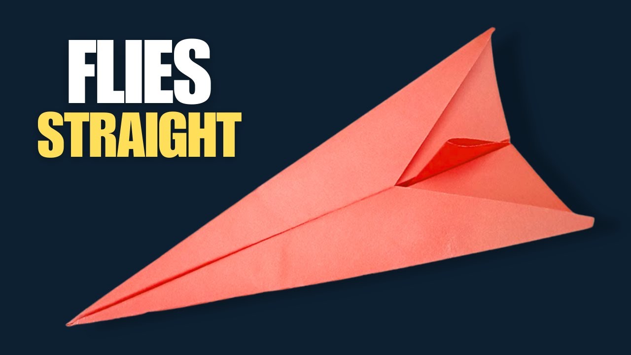 How to Fold a Paper Airplane That Flies Far - PAPER PLANE THAT FLIES ...