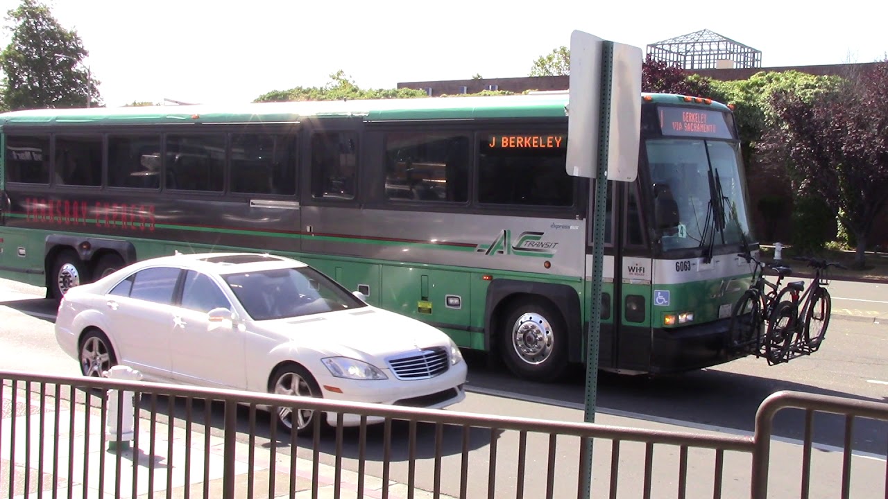 AC Transit Transbay Express - MCI D4500 Route J #6063 - YouTube
