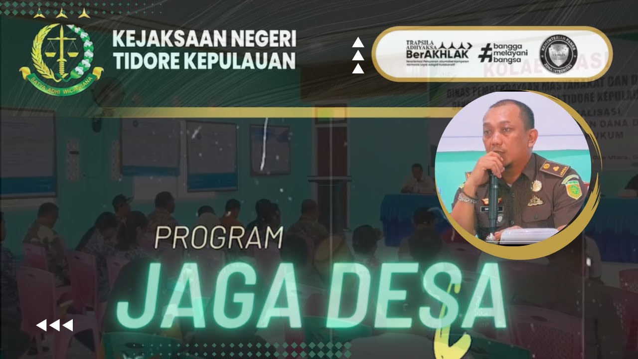 PROGRAM JAGA DESA, JAKSA SAHABAT DESA, KEJAKSAAN NEGERI TIDORE KEPULAUAN TAHUN 2023 - YouTube
