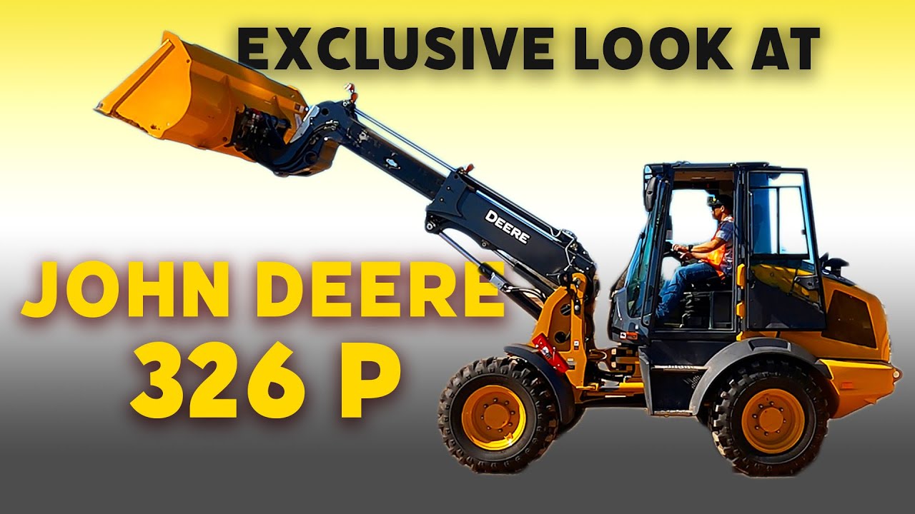 Exclusive look at John Deere 326P with telescopic boom - YouTube