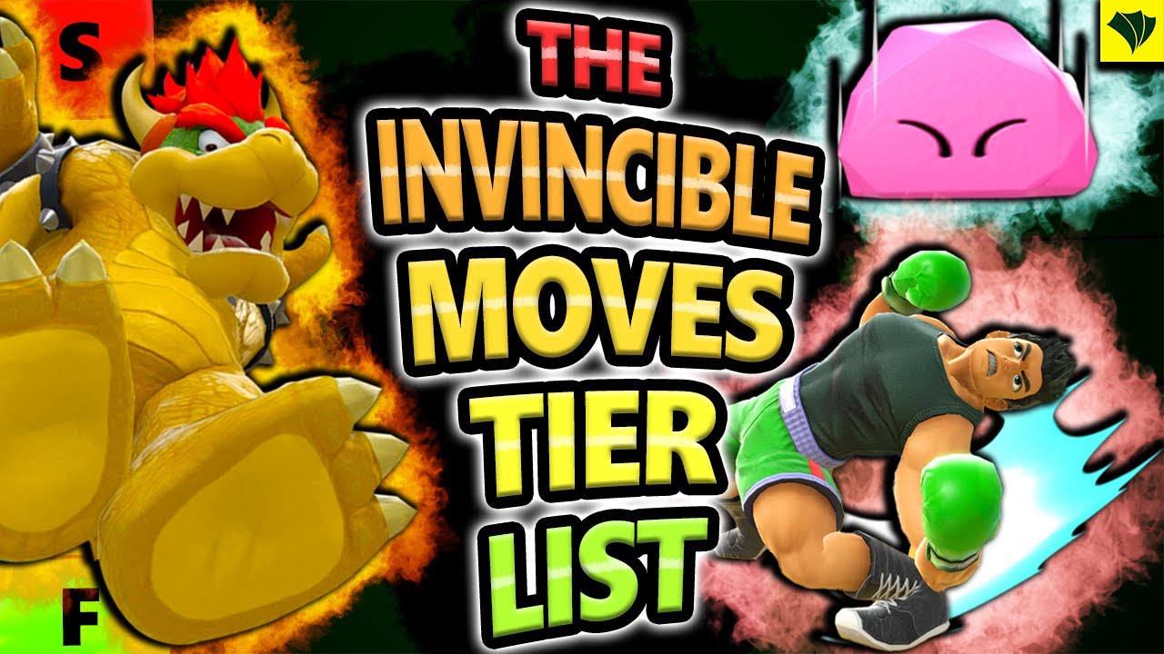 Ranking EVERY Invincible Move In Smash Ultimate - YouTube