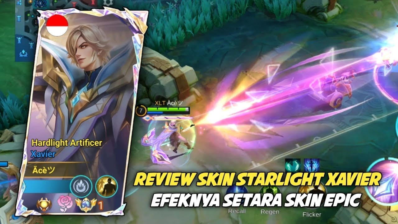 REVIEW SKIN XAVIER STARLIGHT EFEKNYA SETARA SKIN EPIC | TOP GLOBAL ...