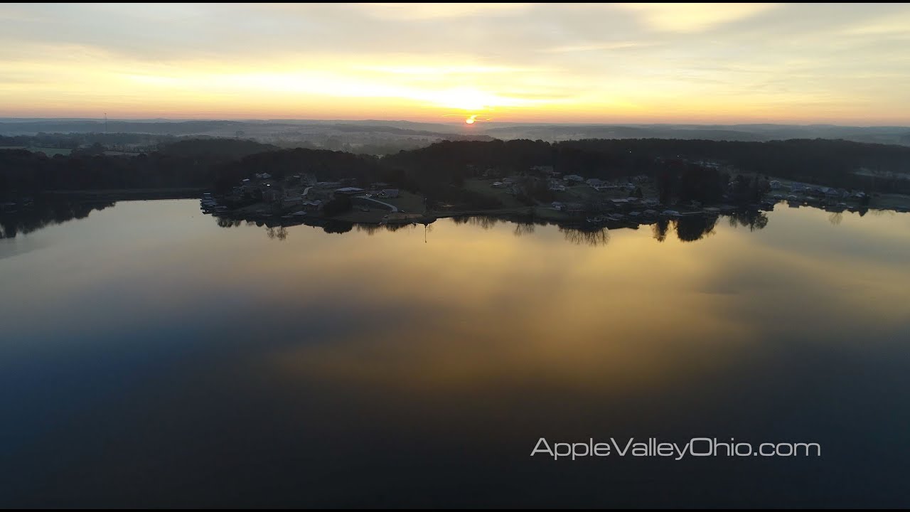 Beautiful Fall Sunrise at the Apple Valley Lake - YouTube