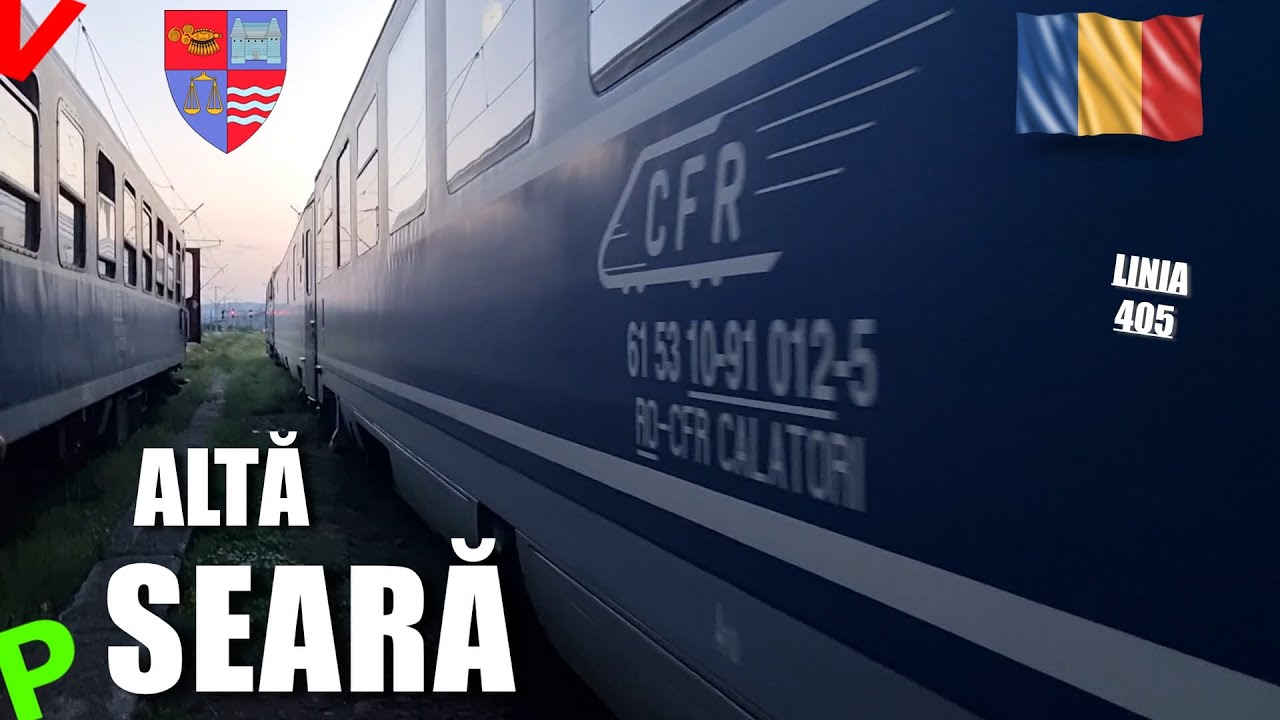 Trenul in noapte CFR | Deda-Targu Mures cu Regio Linia 405 - YouTube