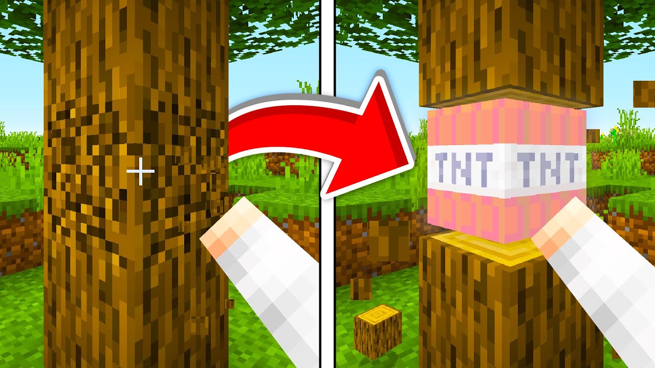 Minecraft, But Blocks Spawn TNT... - YouTube