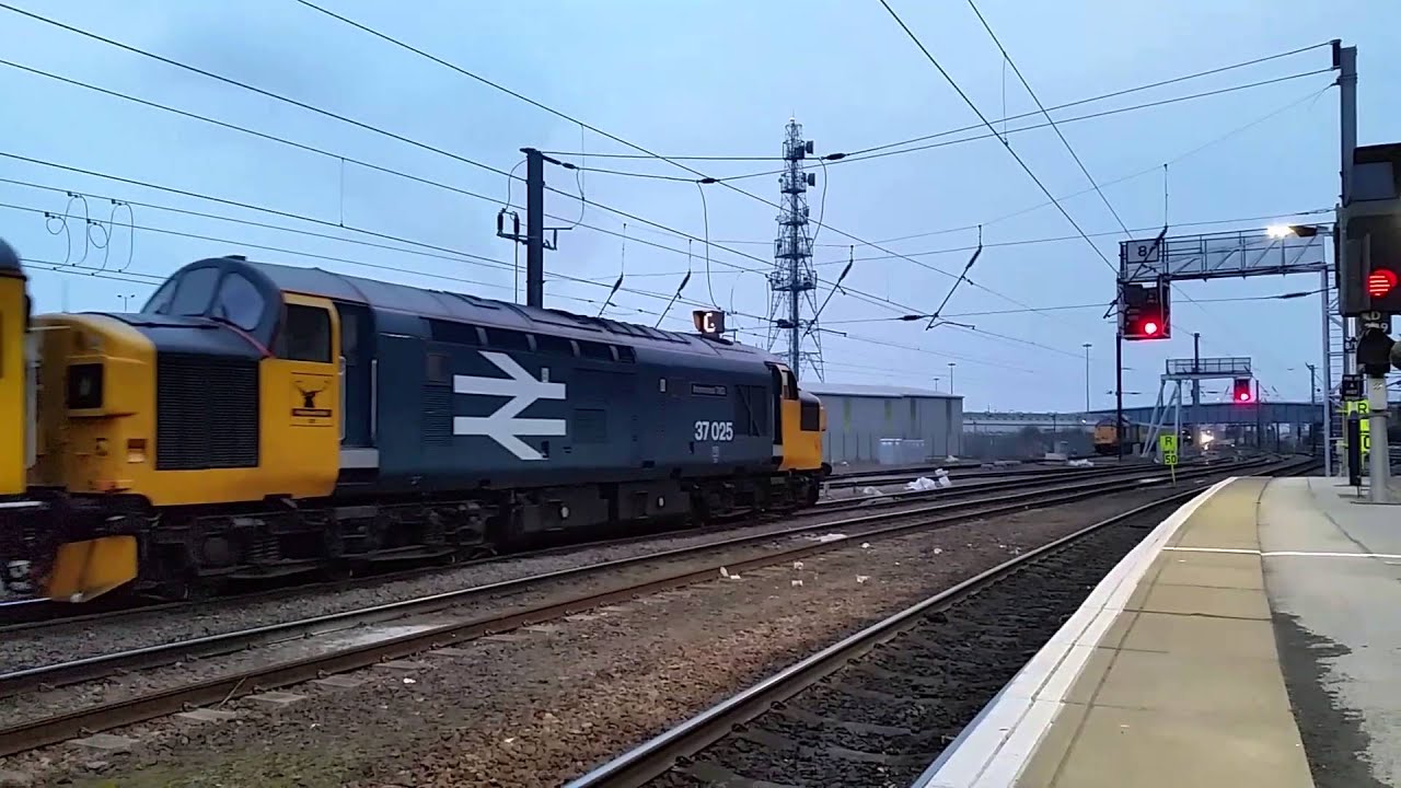 37025/37219 (3Z12) Derby RTC - Doncaster West Yard @ Doncaster 23/03/16 ...