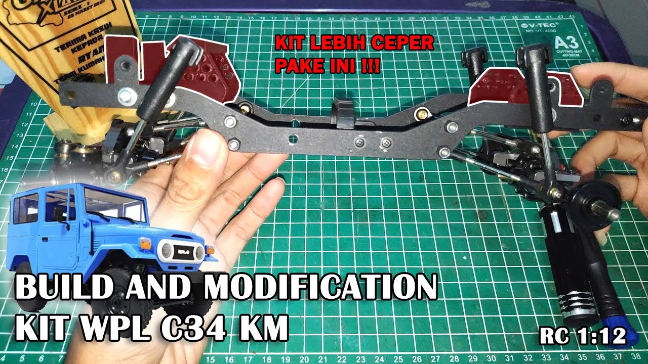Build & Modification Kit WPL C34KM - YouTube