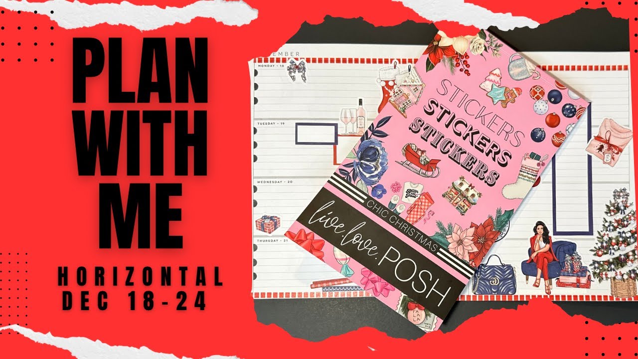 Plan With Me [Horizontal Layout Dec 18] - YouTube
