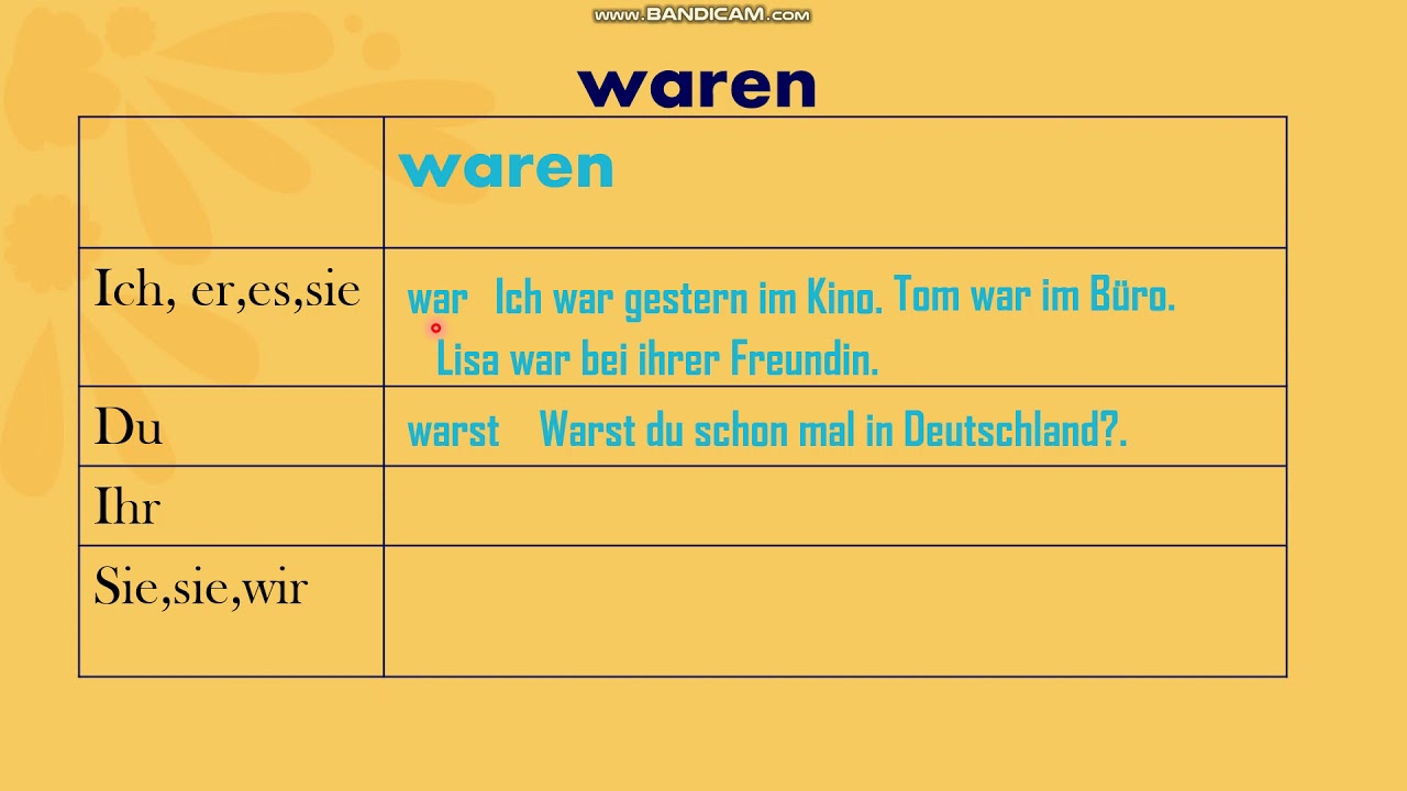 hatten und waren (Deutsch Prep 3 ) - YouTube