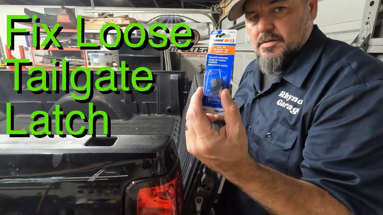 Easily Fix that Loose Rattling Tailgate Latch on 99-07 GM Trucks - YouTube