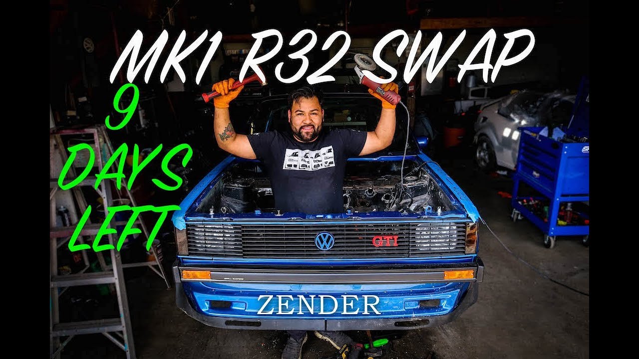 MK1 Rabbit R32 Swap * 9 Days Left * Pt2 - YouTube