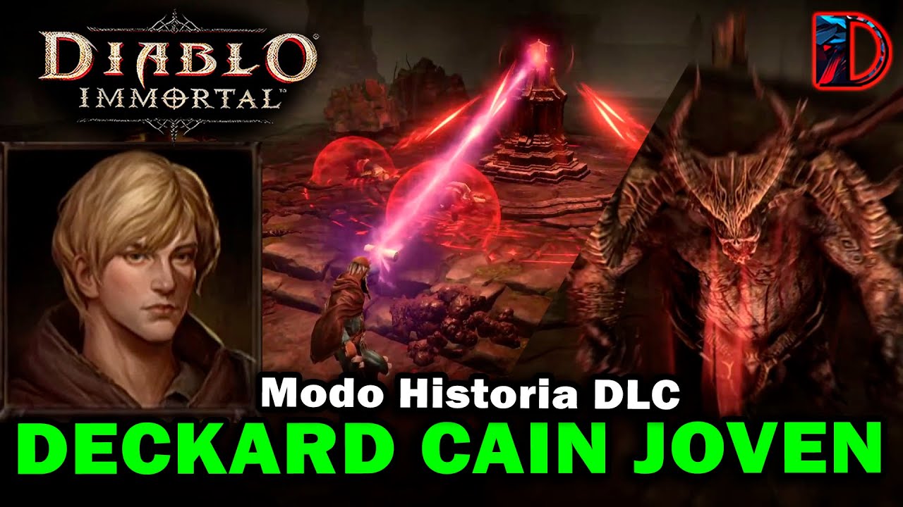 Deckard Kain JOVEN Modo historia DLC 6 Diablo Immortal - YouTube