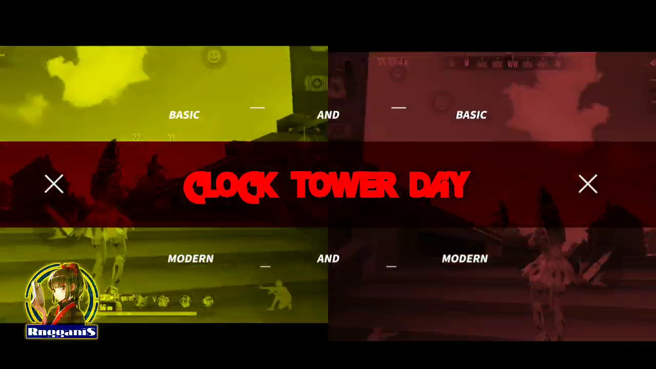 Clock tower day free fire battlegroundi indonesia - YouTube
