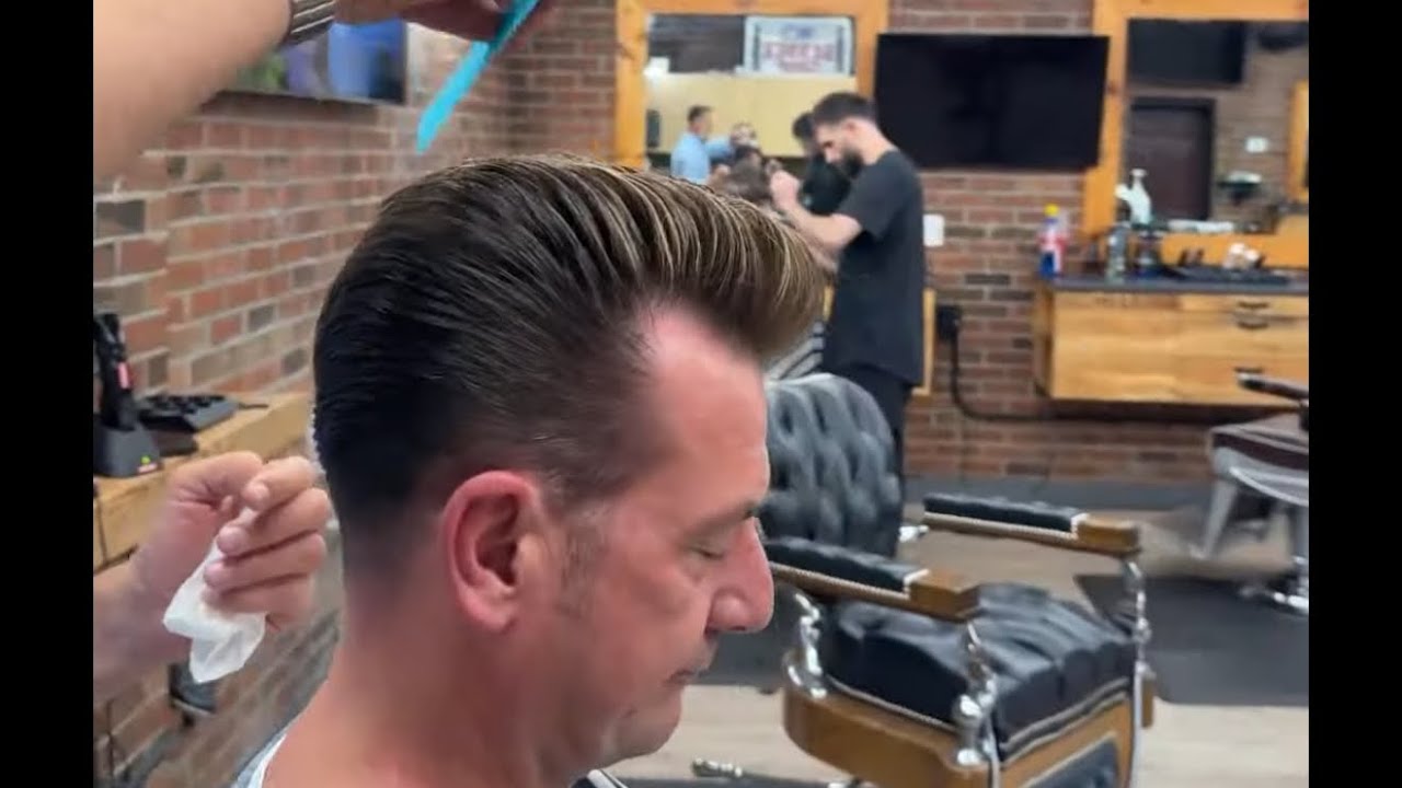 MC Barber is live! traditional taper - YouTube
