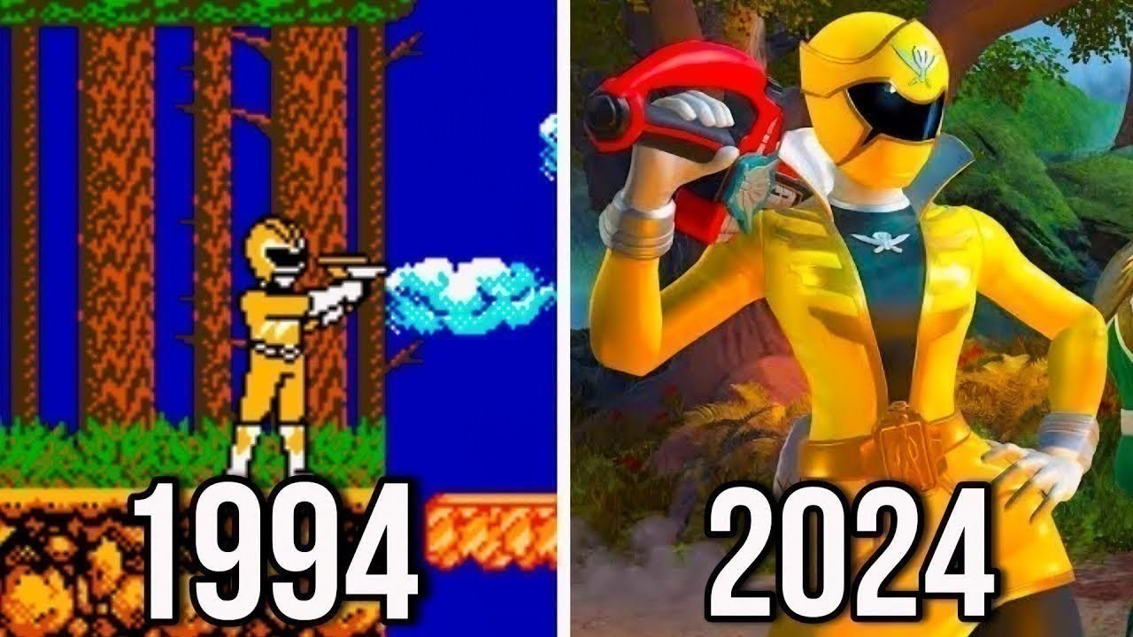 Evolution of Power Rangers Games 1994-2025 - YouTube