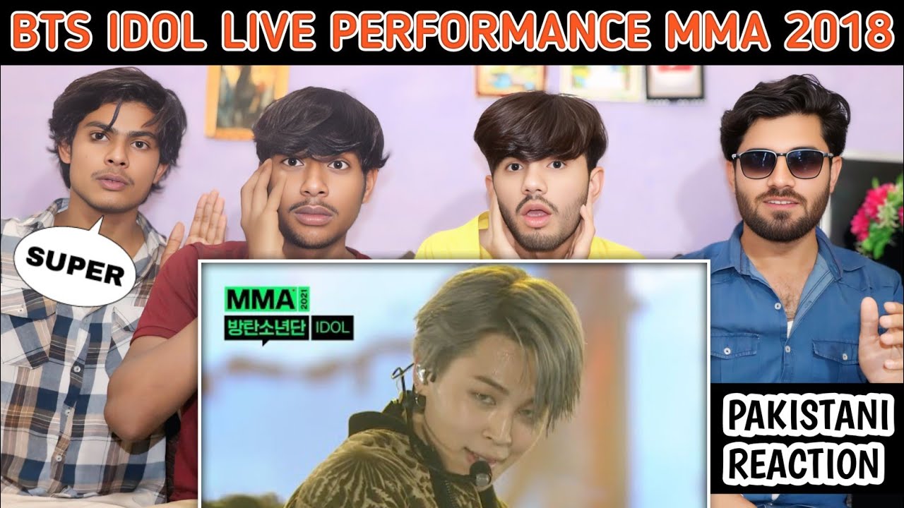Bts Idol Live Performance MMA 2018 - Pakistani Reaction - Usman Rajpoot ...