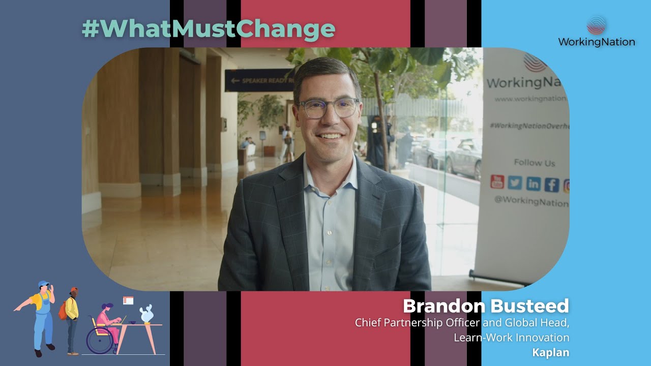 #WhatMustChange: Brandon Busteed on the need to press ahead with ...