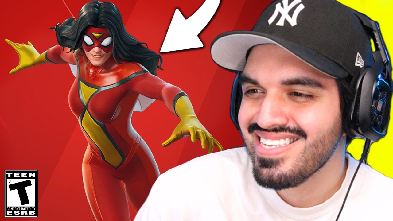🔴LIVE - NEW *SPIDER-WOMEN* SKIN in Fortnite Season 4!! (Fortnite ...