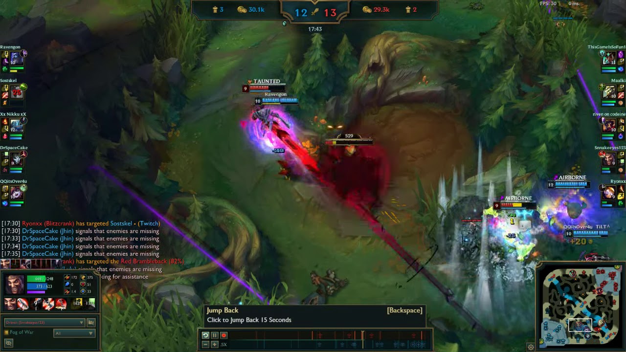 Jhin sniper; 1 bullet = red + enemy adc - YouTube