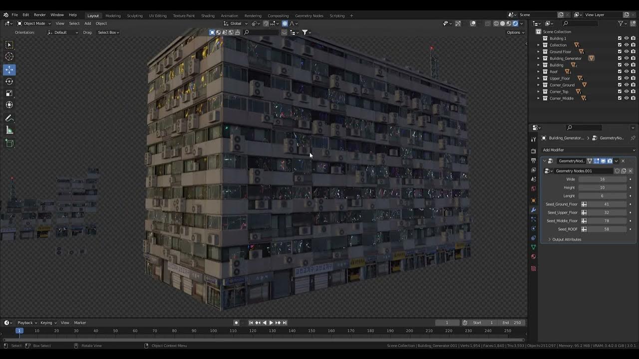 Building Generator- Geometry Nodes- Blender 3.0 - YouTube