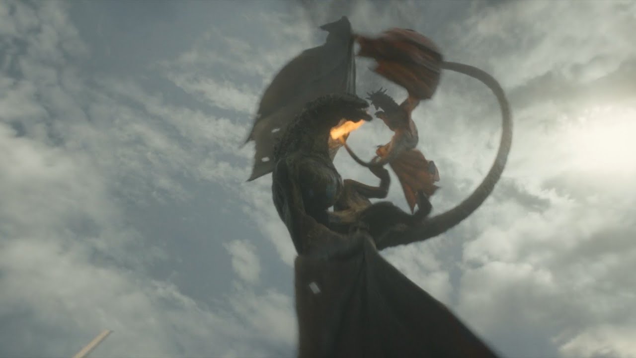 HOTD: Meleys VS Vhagar Rook's Rest battle part2 - YouTube