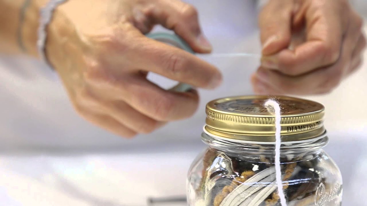 Vaso portagioie coi vasetti per conserve Quattro Stagioni - YouTube