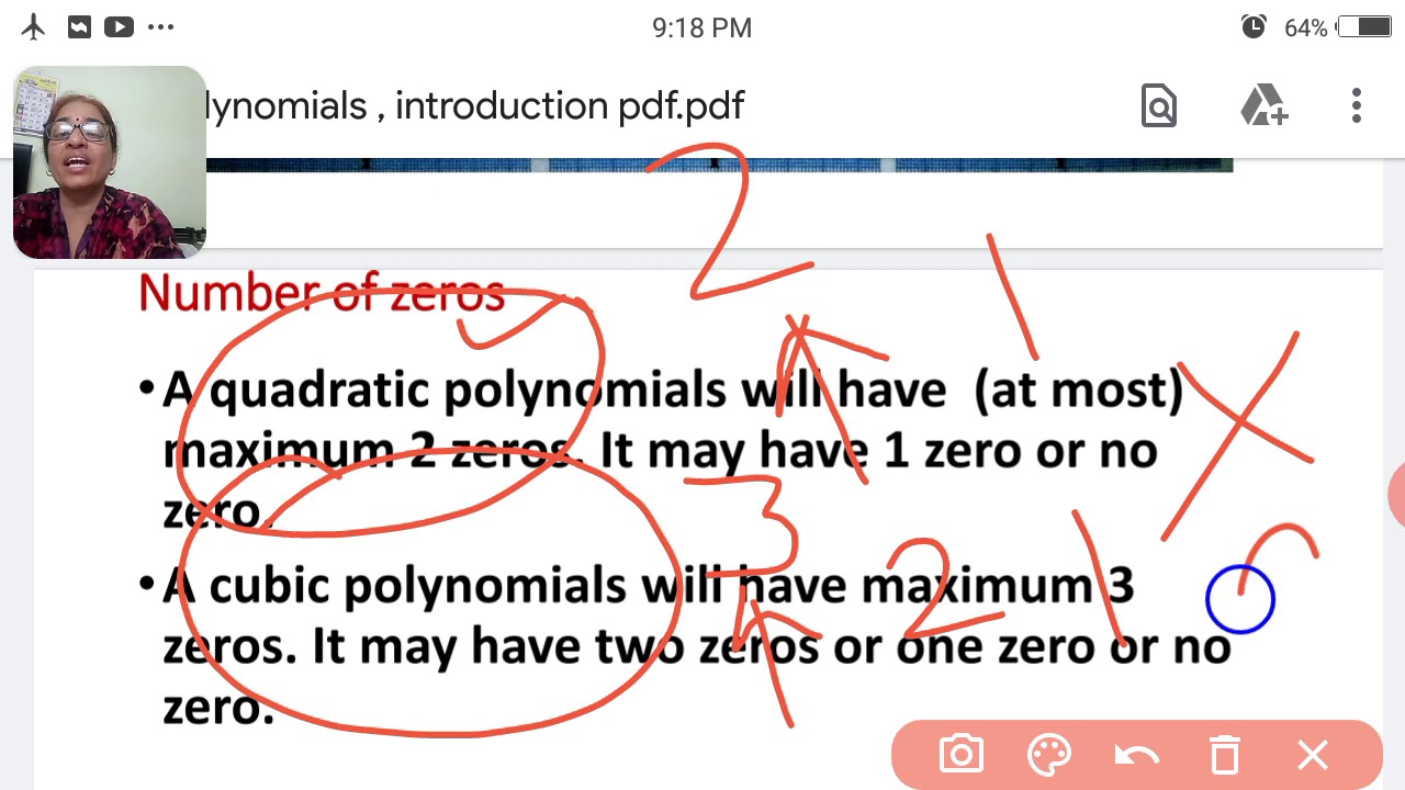 Polynomial, Introduction, class 10 - YouTube