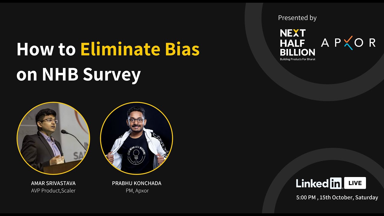How to Eliminate Bias on NHB Survey - YouTube