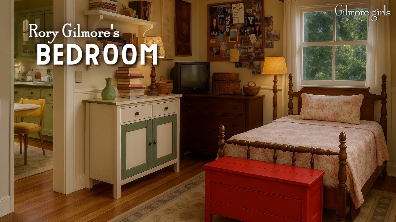 Rory Gilmore's Bedroom 📙🌤️ - YouTube