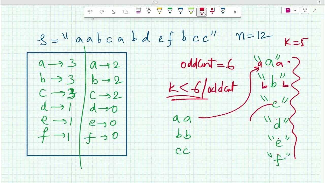 1400. Construct K Palindrome Strings | leetcode potd | leetcode daily problem - YouTube