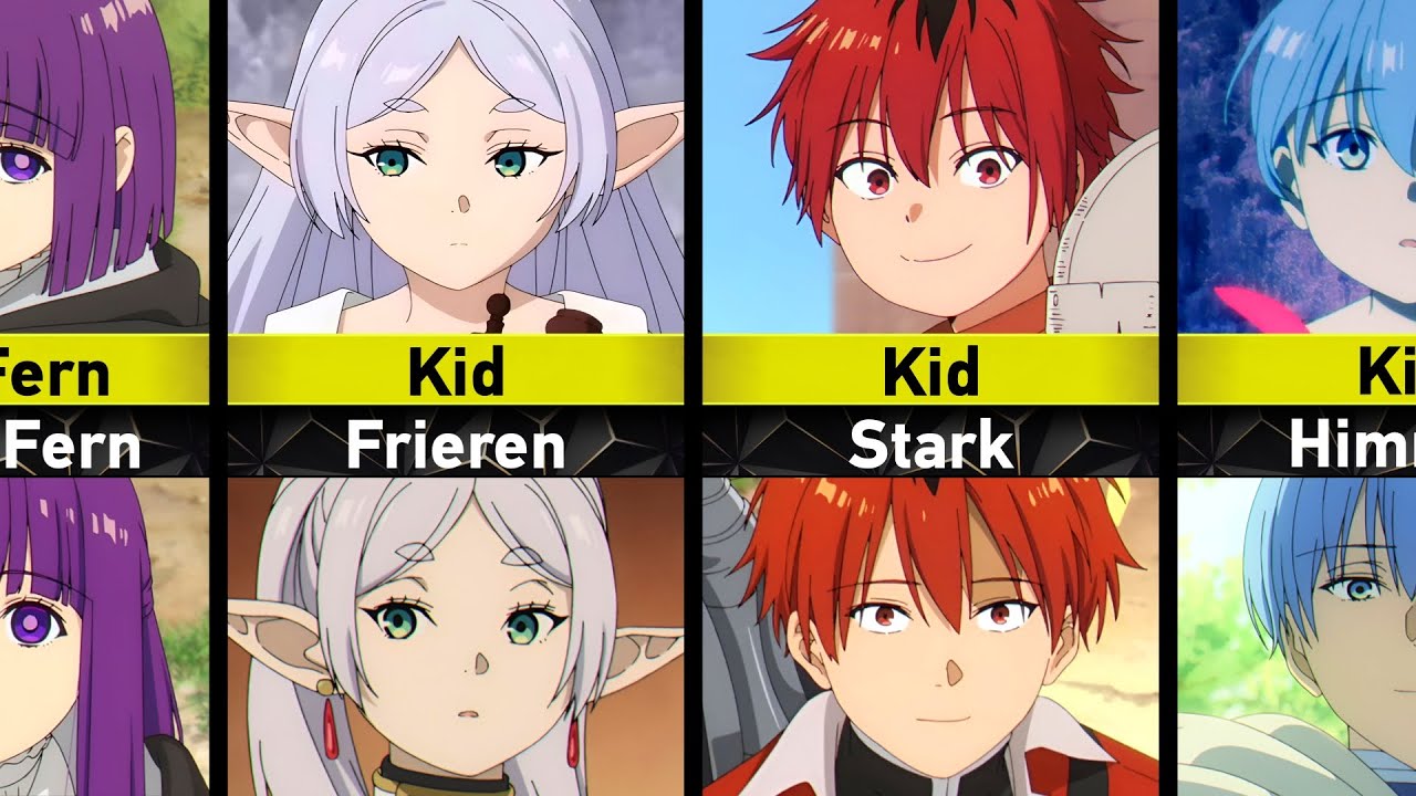 YOUNGER VERSION OF FRIEREN CHARACTERS - YouTube