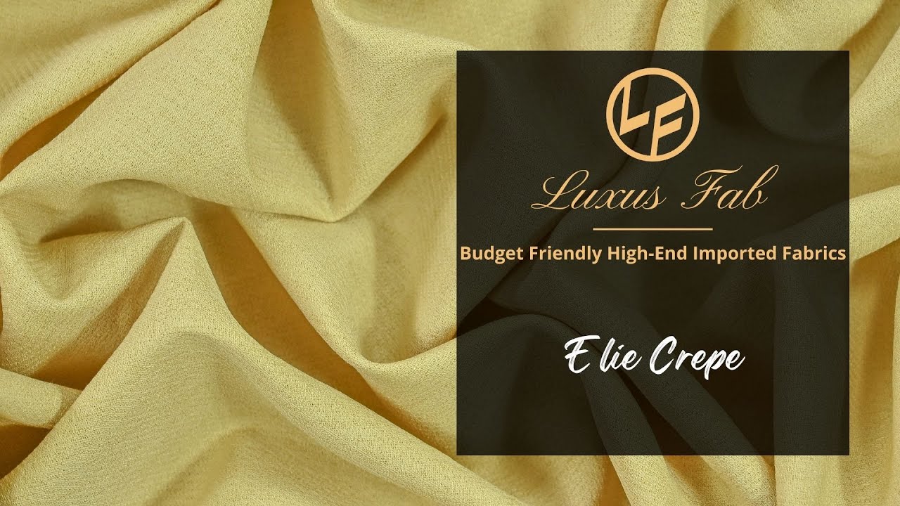 Luxus Fab | Ellie Crepe | Budget-Friendly High-End Imported Fabrics ...