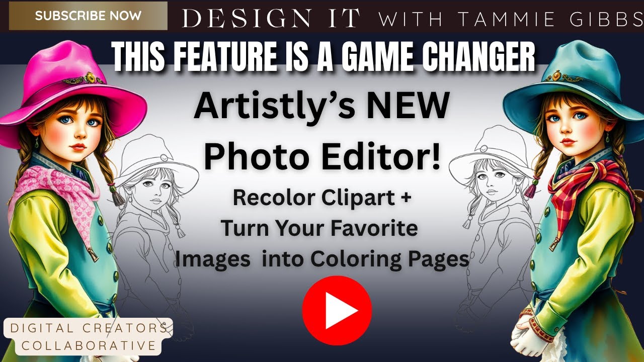 Artistly’s NEW Photo Editor Game Changer! | Recolor Clipart Turn Your ...