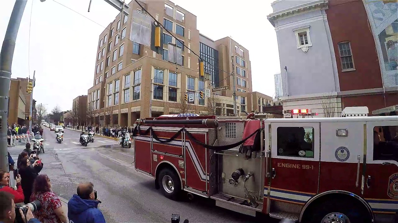 180329 Funeral procession for Zachary Anthony - YouTube