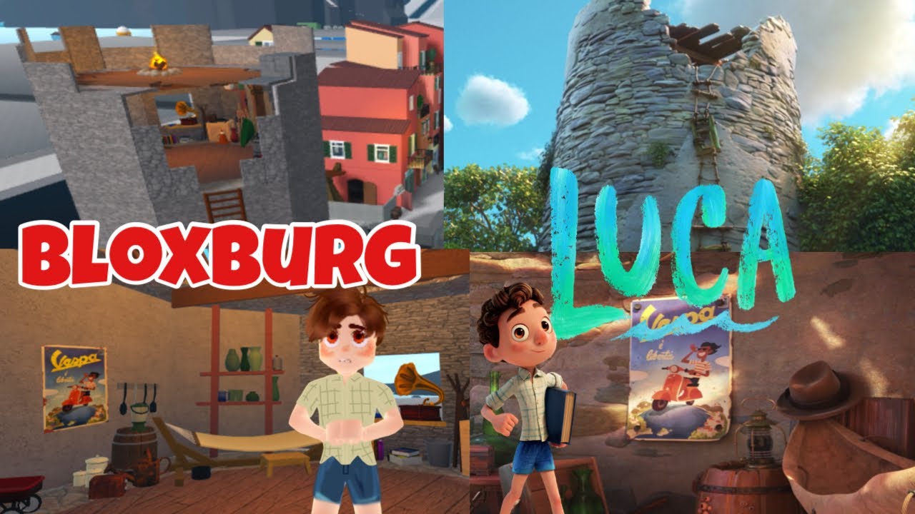 Recreating The Town From The Movie LUCA | Part 1 - The Tower - YouTube