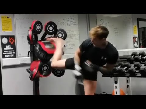 ￼Multiple target Boxingbar sparMaster tower￼! The ultimate punchbag ￼