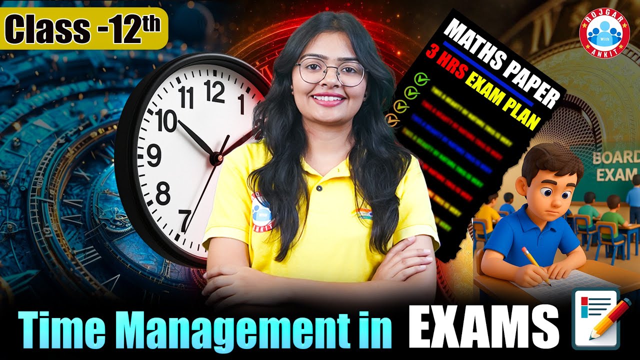 Time Management for 12th Board Exams 🕰️ | 3-Hour Math Paper Strategy ...