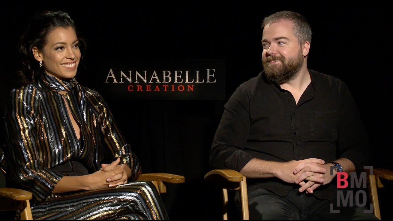 Stephanie Sigman & David Sandberg Interview - Annabelle: Creation - YouTube