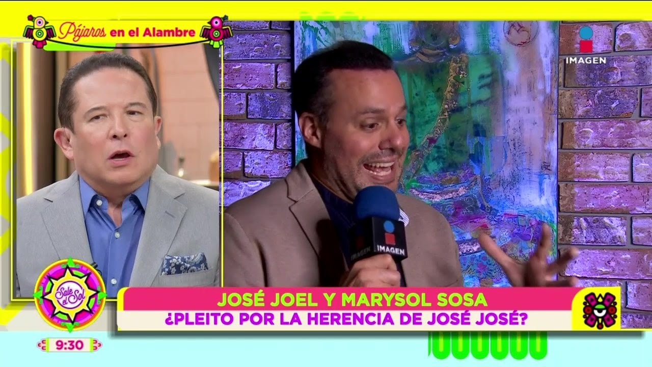 ¿Pleito entre José Joel y Marysol Sosa por la herencia de José José ...