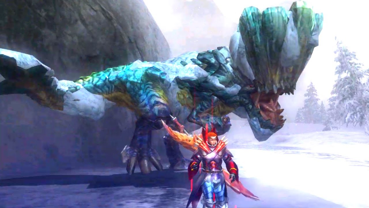 Monster Hunter 3 Ultimate - Jade Barroth (Moga Village) - YouTube