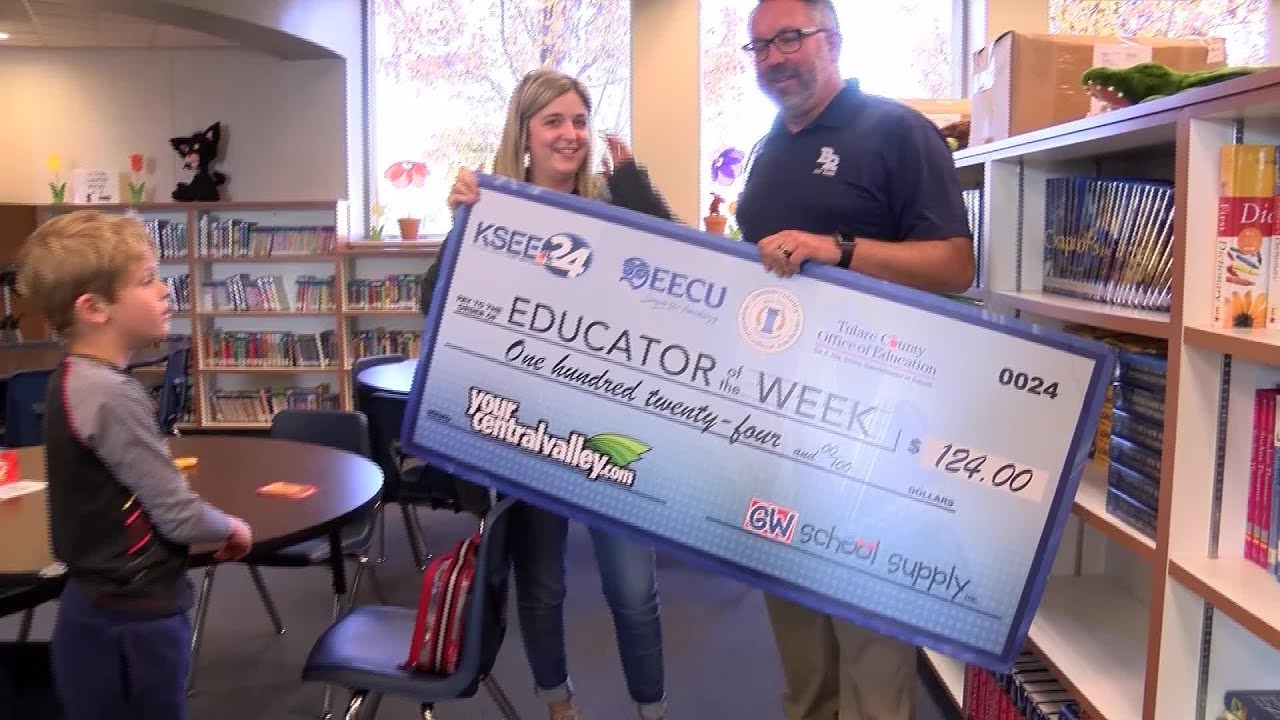 Educator of the Week: Ms. Lucas from Bud Rank in Clovis - YouTube